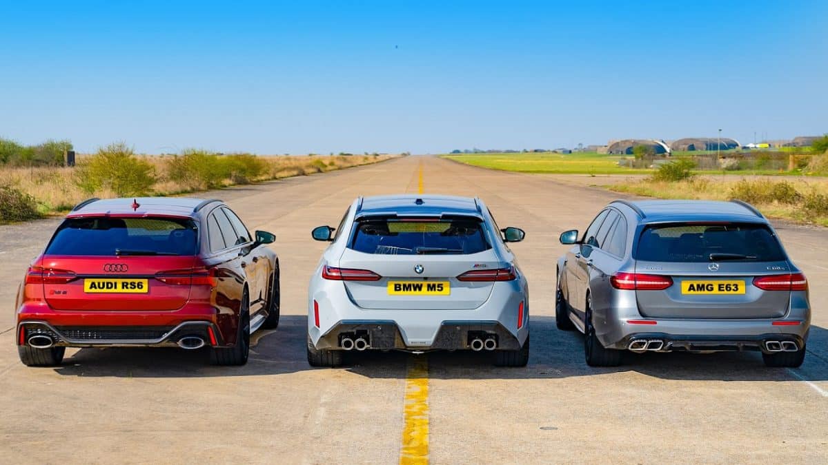 VIDEO: BMW M5 Touring vs Audi RS6 vs AMG E63 S